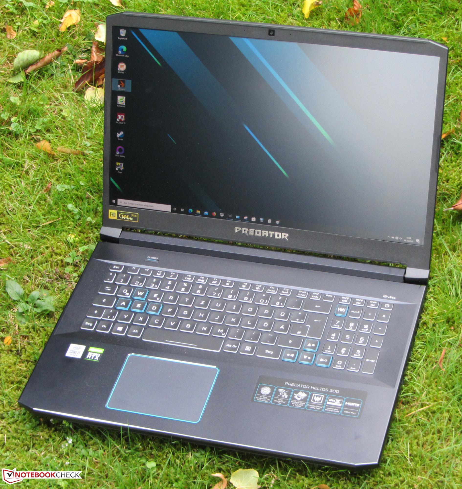 Review del Acer Predator Helios 300 PH317-54: El overclocking de la GPU ...