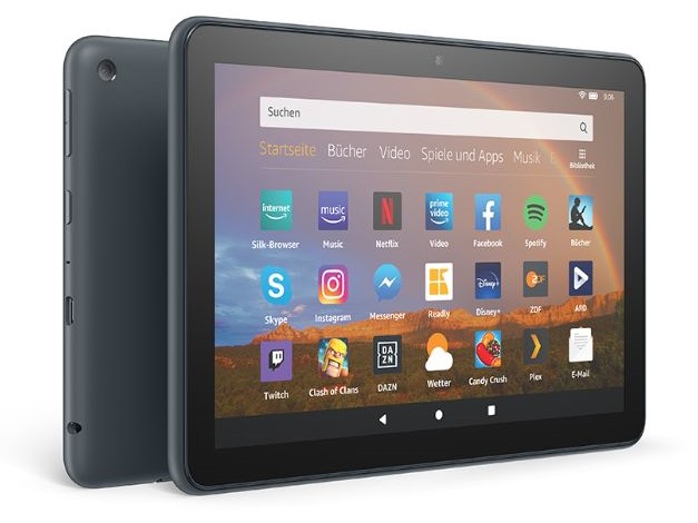 Review de la tableta Amazon Fire HD 8 Plus 2020: Más RAM y QI estándar ...