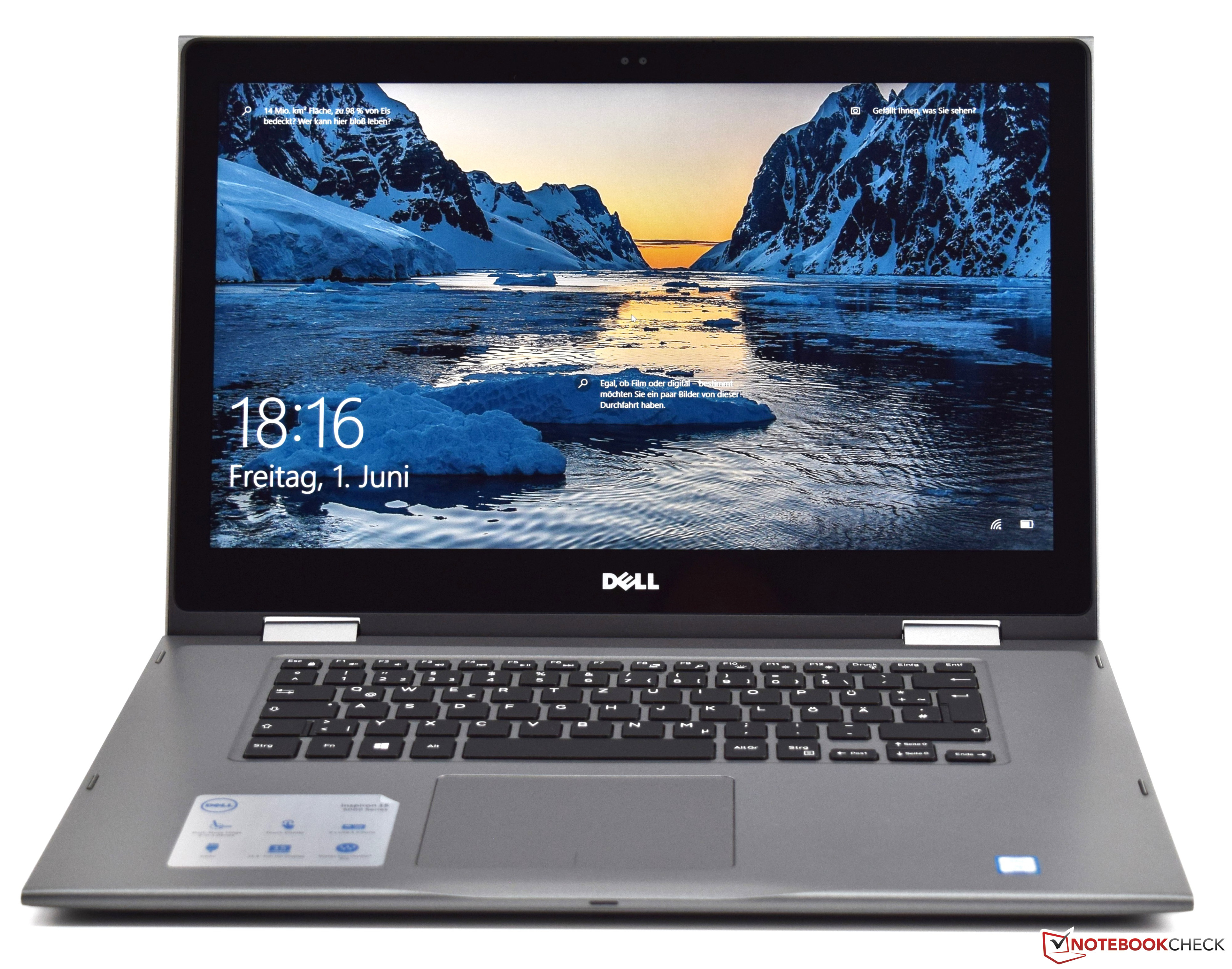 Review del Convertible Dell Inspiron 15 5579 (i5-8250U, SSD, IPS, Touch) - Notebookcheck.org