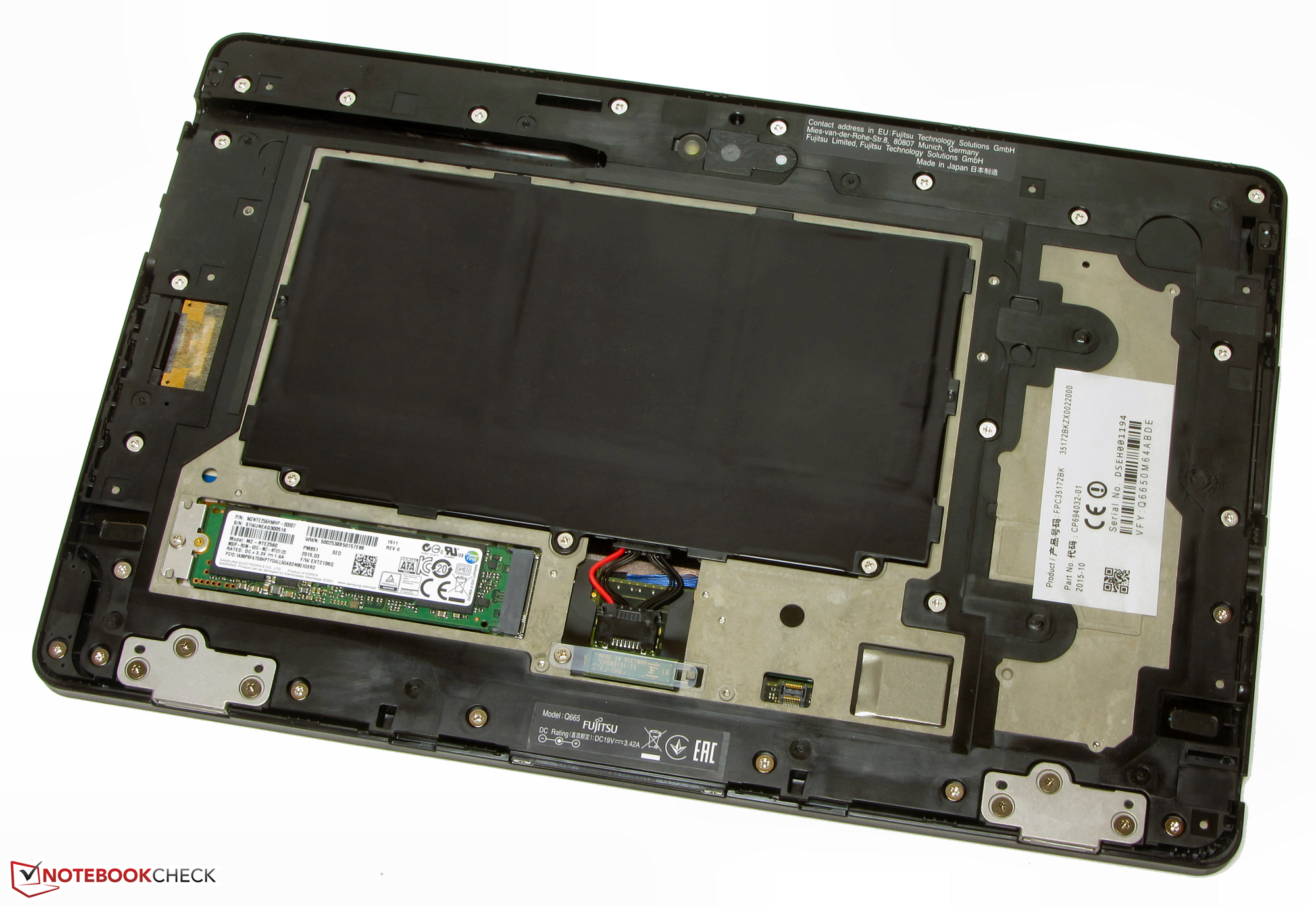 Breve análisis del Tablet Fujitsu Stylistic Q665 - Notebookcheck.org ...