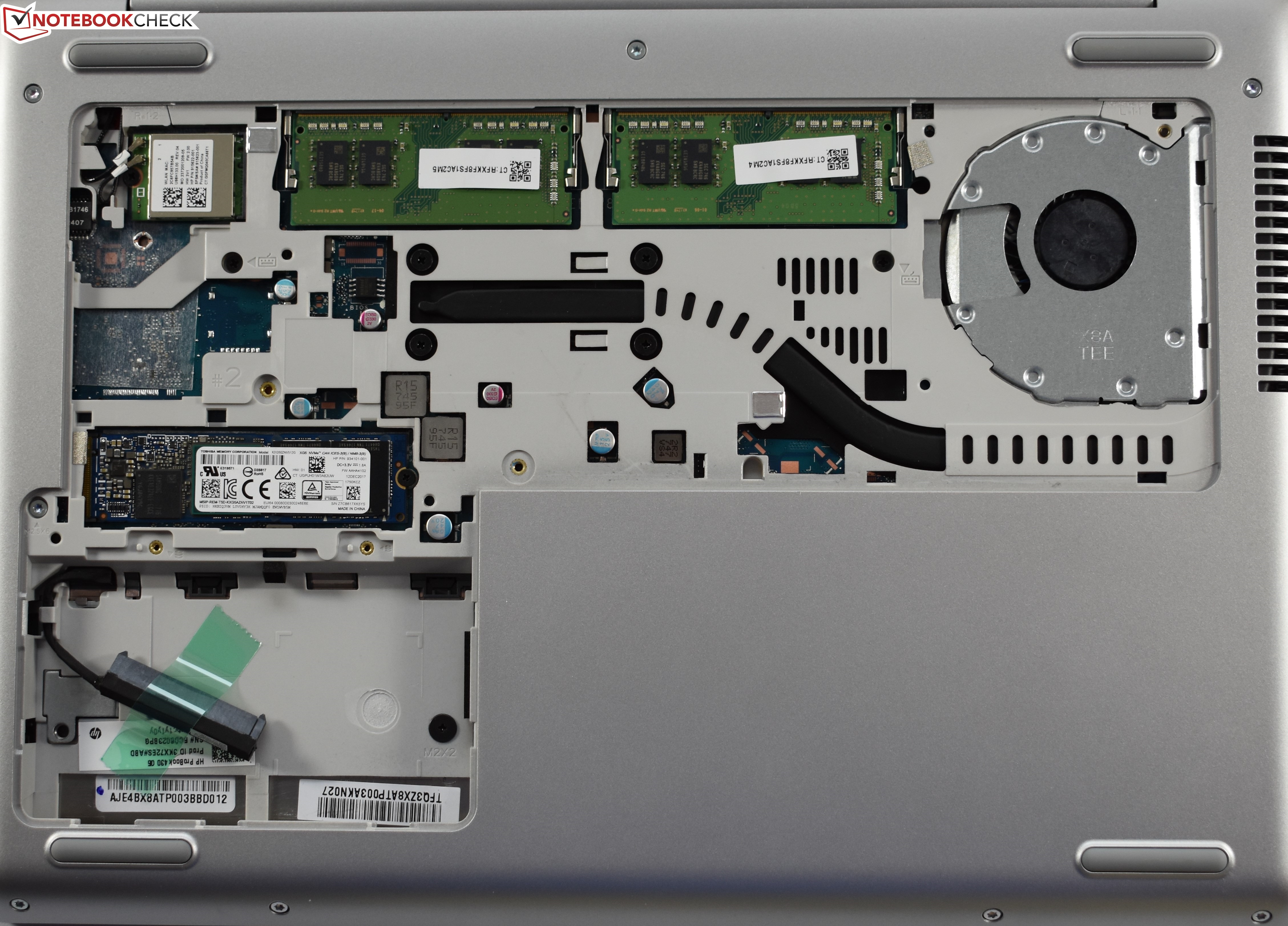 Análisis del HP ProBook 430 G5 (i5-8250U, FHD) - Notebookcheck.org