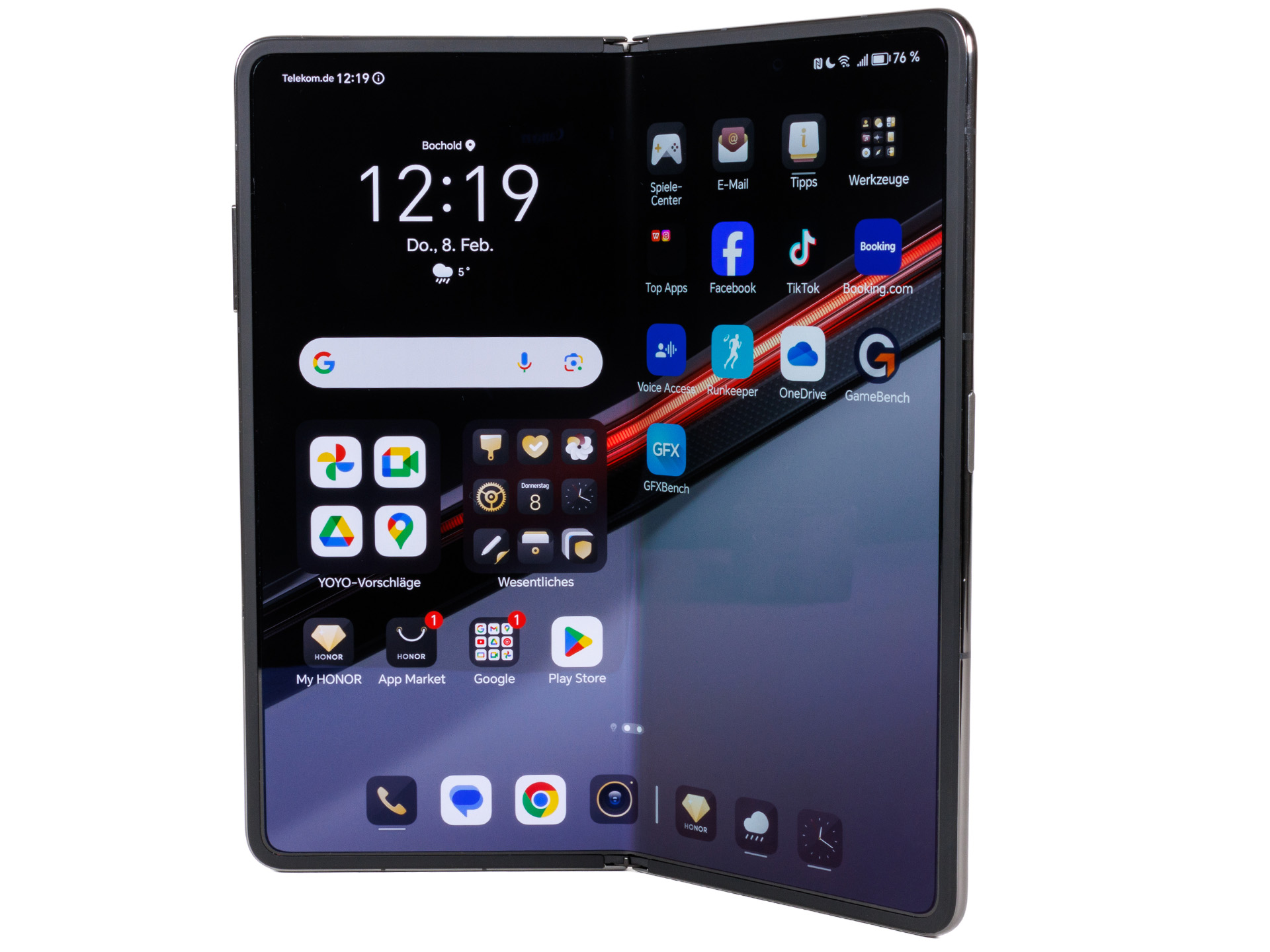 Porsche Design Review| Honor Magic V2 RSR - Elegante plegable con un toque deportivo ...