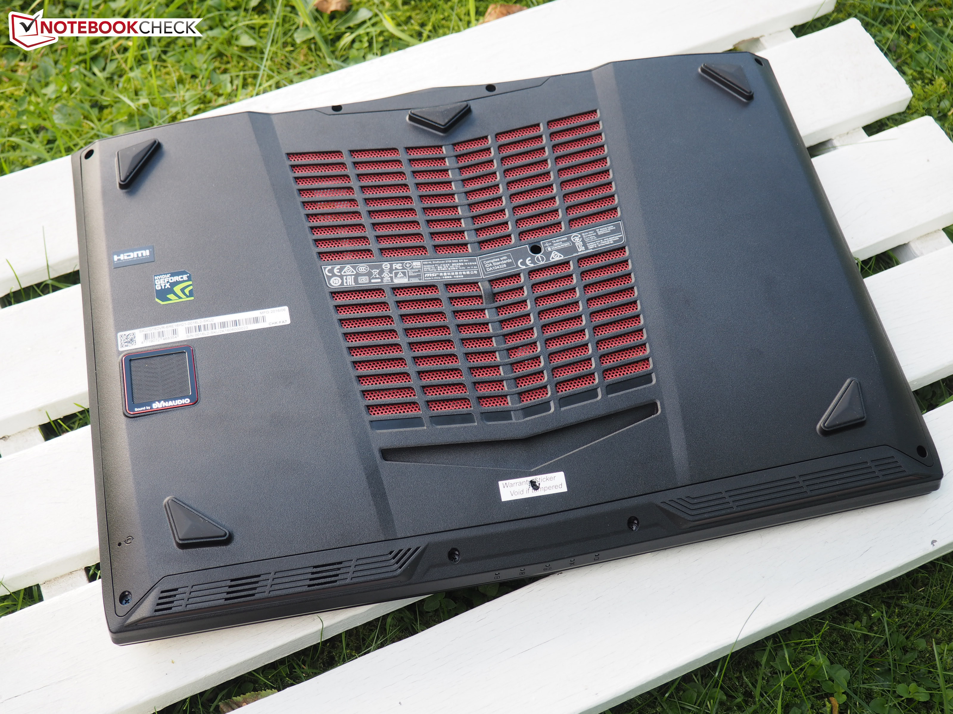 Análisis completo del MSI GT62VR 6RE Dominator Pro - Notebookcheck.org