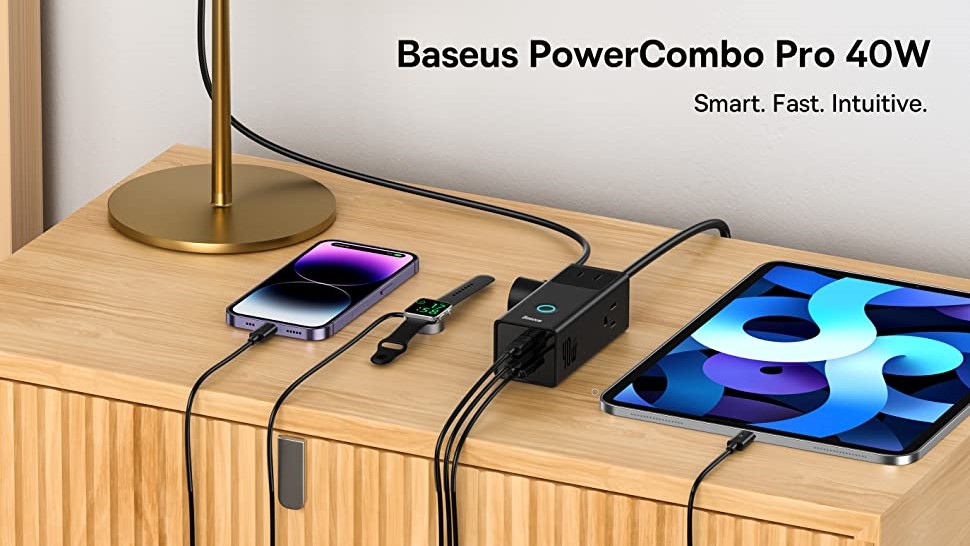 Baseus PowerCombo Pro 40W se lanza como una mini regleta de enchufes de ...