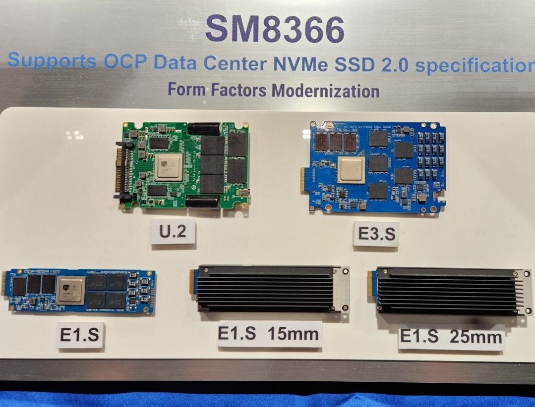 KIOXIA muestra la controladora SSD Silicon Motion SM8366 PCIe 5.0 con ...