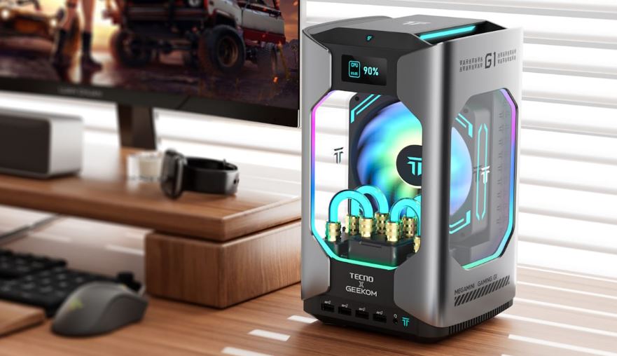 GEEKOM Mega Mini G1 con RTX 4060 es un mini PC con refrigeración ...