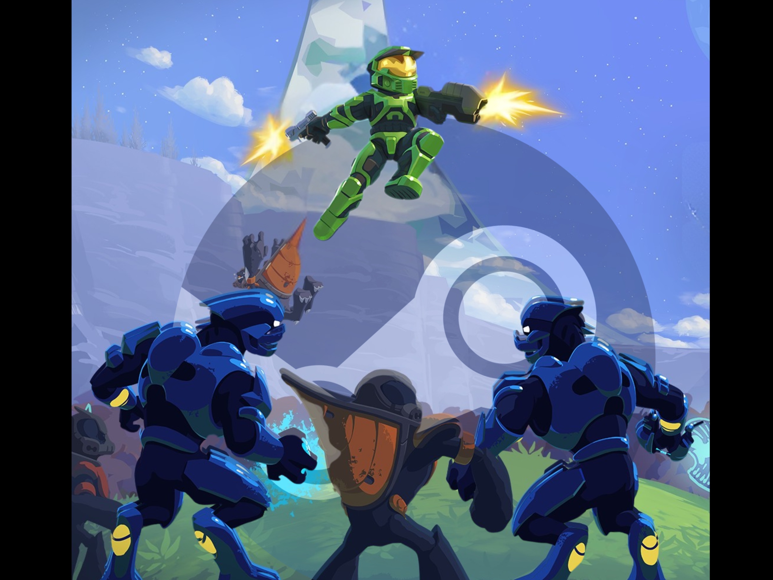 Un proyecto fan free-to-play que combina Vampire Survivors con Halo ...