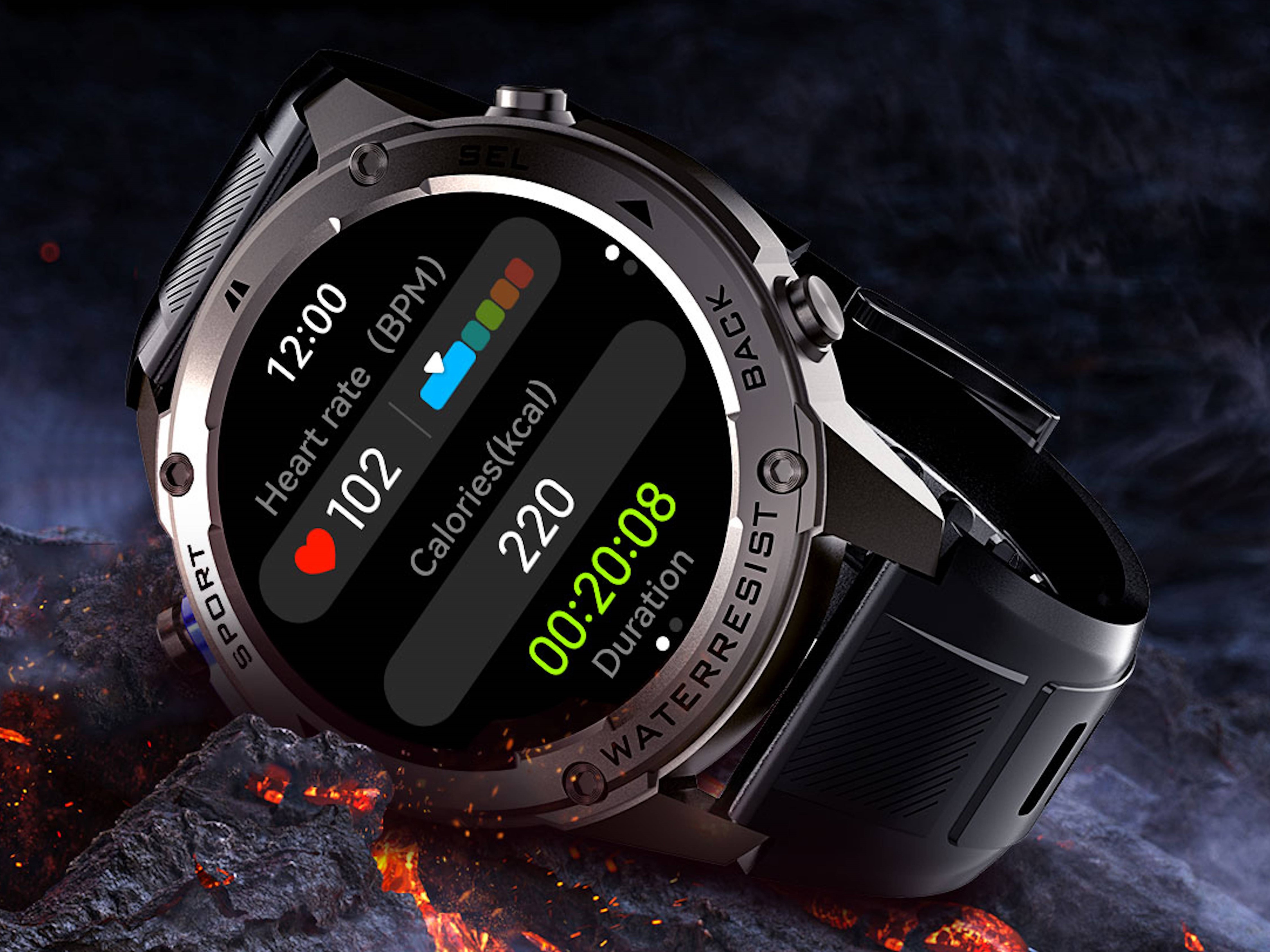Voyager1: Smartwatch asequible con batería para 7 días, GPS y AMOLED es ...