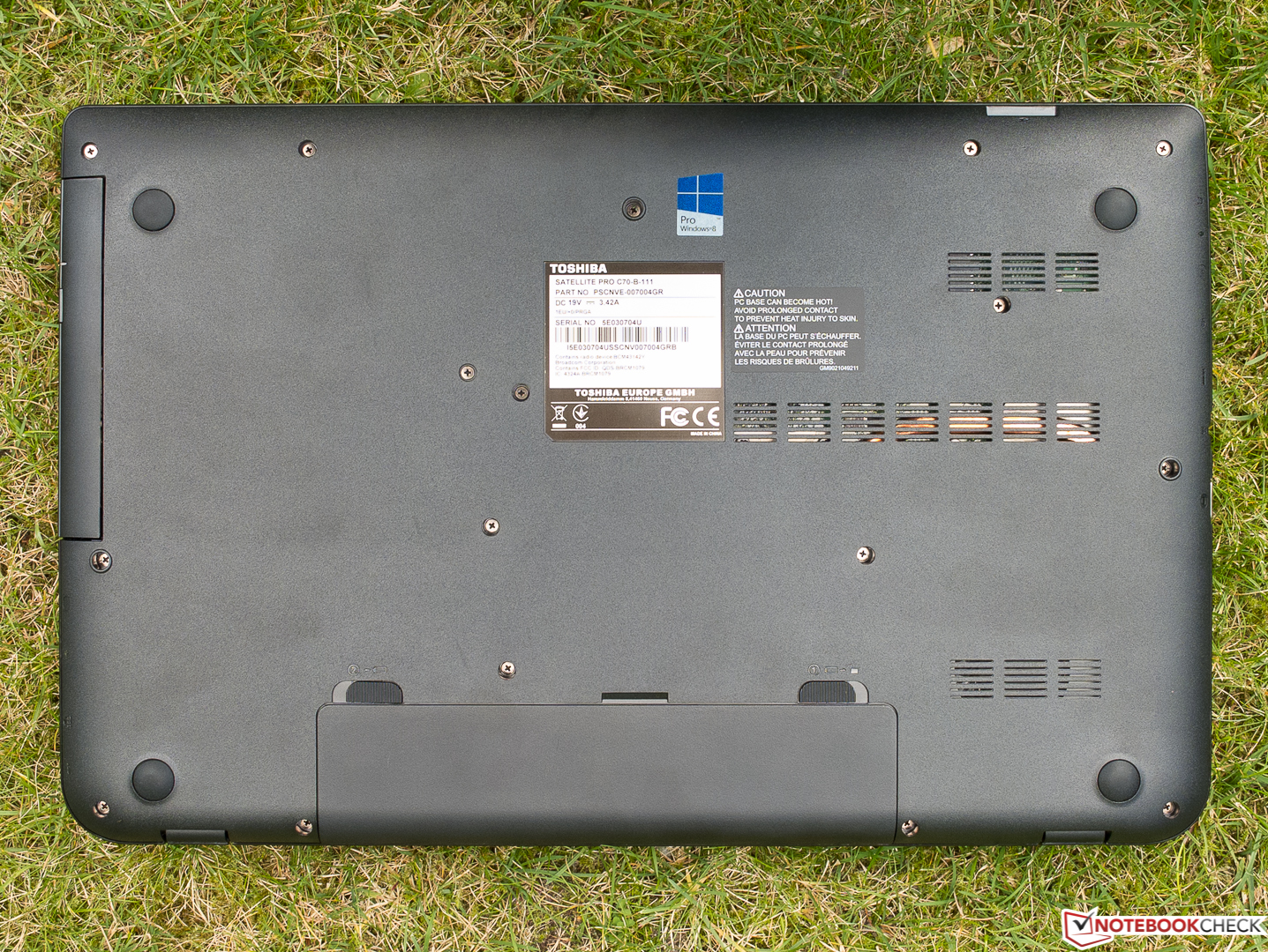 Breve análisis del Toshiba Satellite Pro C70-B-111 - Notebookcheck.org Analisis