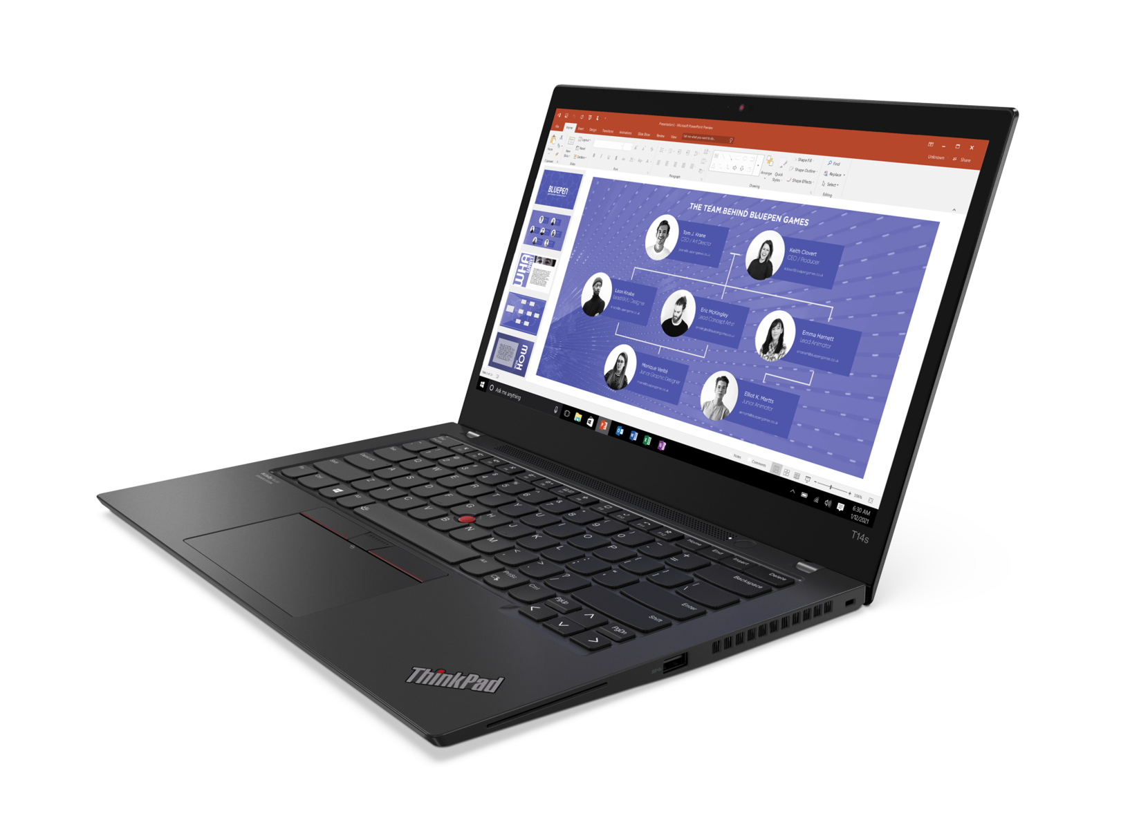 El nuevo Lenovo ThinkPad T14s Gen 2 se mantiene con 16:9 y adopta teclados de 1,5 mm de ...