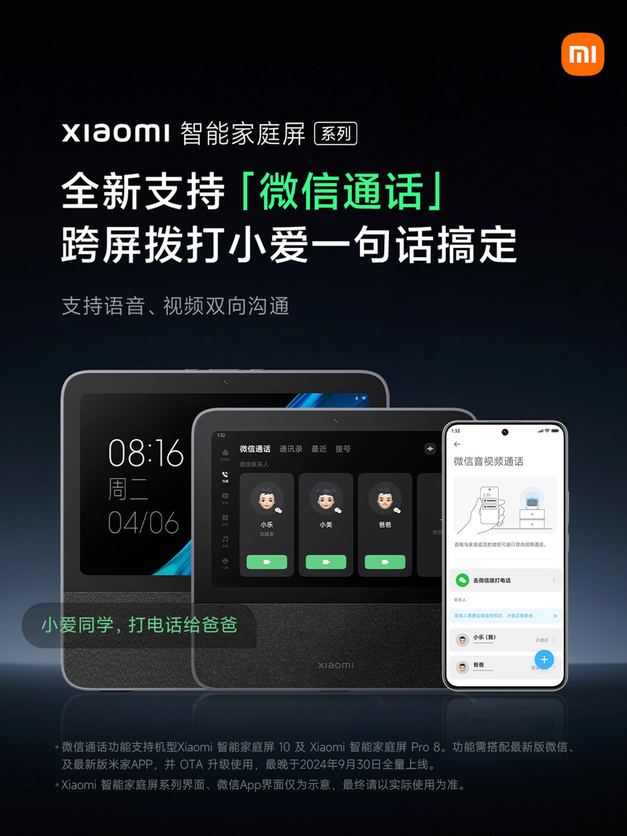 Los dispositivos Xiaomi Smart Home Screen se actualizan con una nueva ...