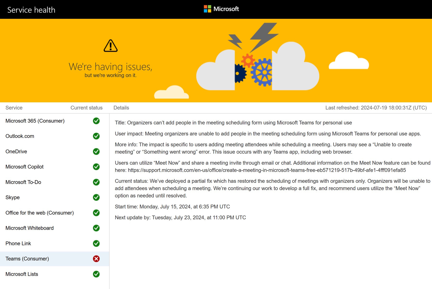 Los Servicios De Microsoft Azure Y Microsoft 365 Afectados Por La
