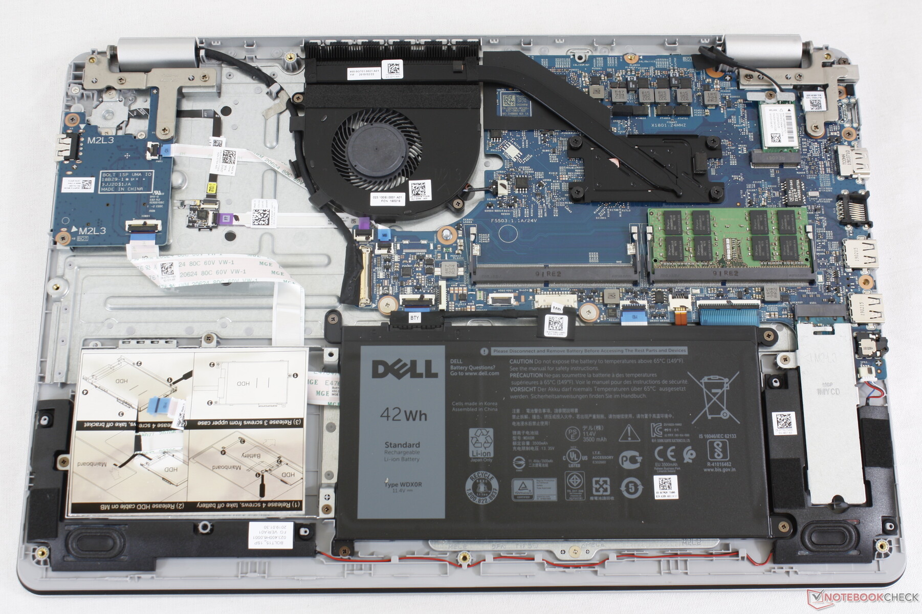 Review del Dell Inspiron 15 5000 5584 (i7-8565U) - Notebookcheck.org Analisis