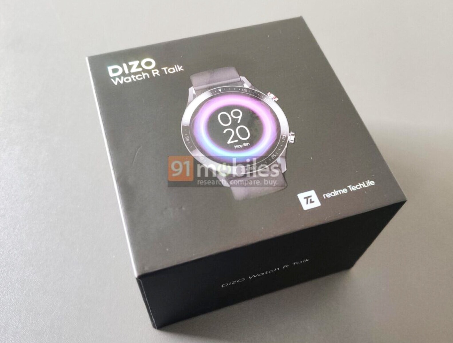 El Realme DIZO Watch R Talk se filtra con un elegante diseño ...